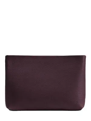 Cuyana Small Zipper Pouch Plum