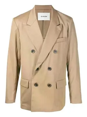 RITO STRUCTURE RITO STRUCTURE Double-Breasted Fitted Blazer Neutrals