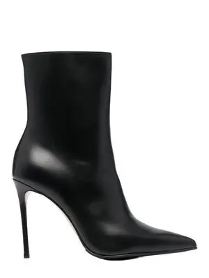 LE SILLA 110mm Eva Leather Ankle Boots - Black