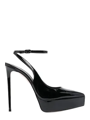 LE SILLA Uma Slingback Pumps - Black