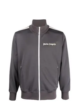 Palm Angels Logo-print Track Jacket - Grey