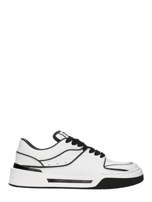 Dolce & Gabbana Roma Leather Sneakers - White