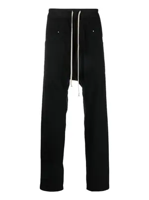 Rick Owens Drawstring-waist Drop-crotch Trousers - Black
