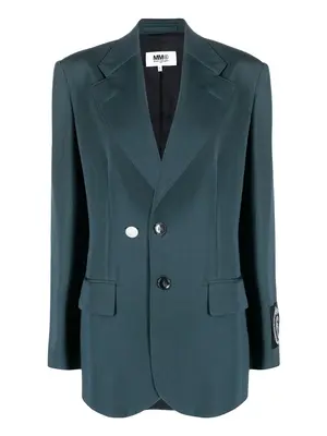 MAISON MARGIELA Single-breasted Blazer - Green