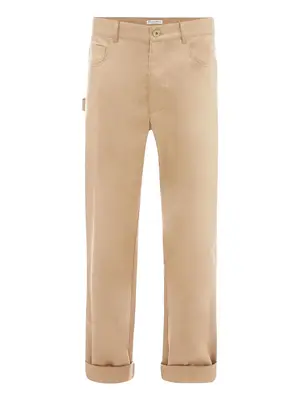 JW Anderson Straight-leg Chino Trousers - Neutrals