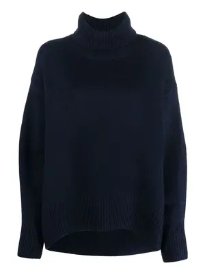 Arch4 Roll-neck Long-sleeve Jumper - Blue
