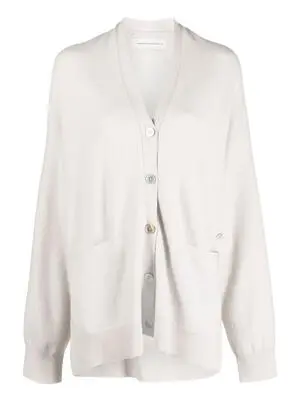 EXTREME CASHMERE X Button-up Knitted Cardigan - Neutrals