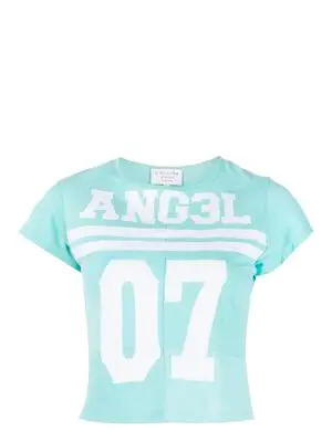 Collina Strada Logo-print T-shirt - Blue