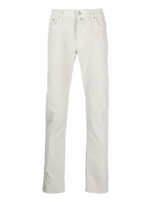 Jacob Cohen Skinny-cut Trousers - Neutrals