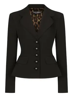 Dolce & Gabbana Technical Gabardine Jacket - Black