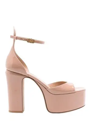 Valentino Garavani Tan-go 120mm Platform Sandals - Neutrals