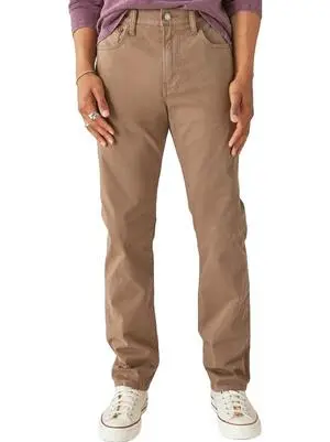 Lucky Brand 223 Straight Leg Stretch Jeans - Cocoa