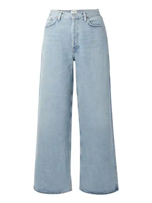AGOLDE Low Slung Baggy Organic Boyfriend Jeans Blue