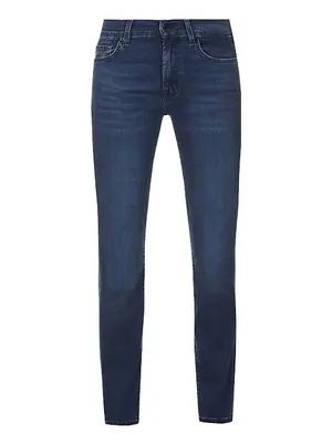 7 For All Mankind Roxanne Slim-fit Mid-rise Stretch-denim Jeans - Park Ave