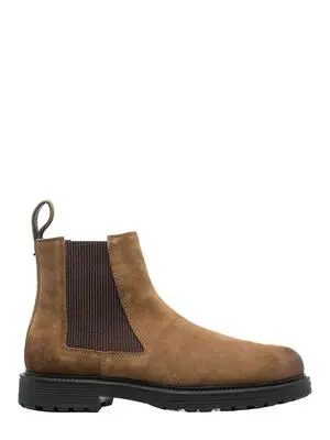 DIESEL Elasticated Side-panel Boots - Neutrals