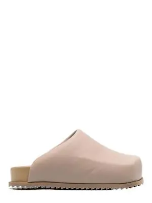 YUME YUME Square-toe Mules - Neutrals
