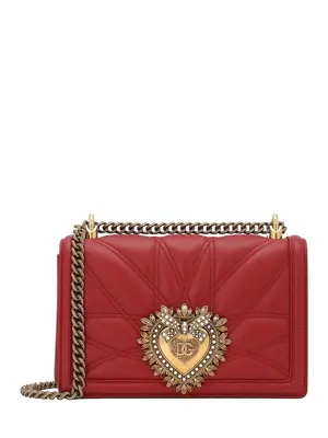 Dolce & Gabbana Medium Devotion Shoulder Bag - Red