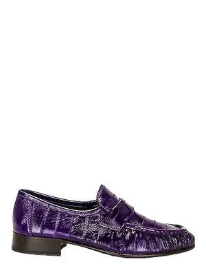 THE ROW Soft Loafer Purple
