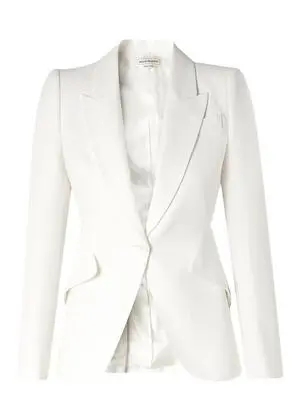 ALEXANDER MCQUEEN Alexander McQueen Crepe Blazer