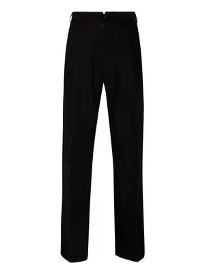 MAISON MARGIELA Tailored Trousers With Satin Stripes - Black