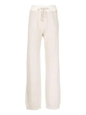 Lorena Antoniazzi Virgin-wool Track Pants - Neutrals