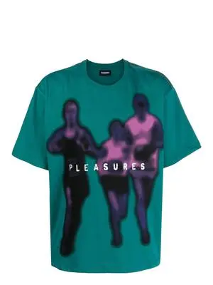 PLEASURES Graphic-print T-shirt - Green