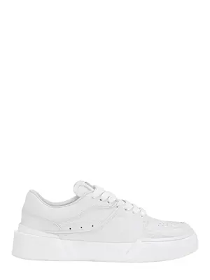 Dolce & Gabbana Roma Leather Sneakers - White