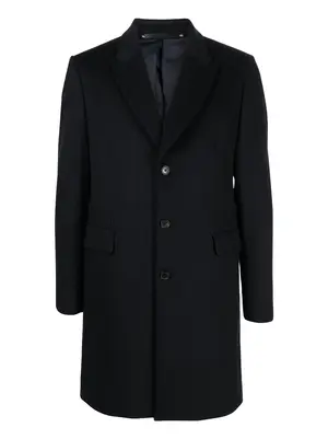 Paul Smith Single-breasted Coat - Blue