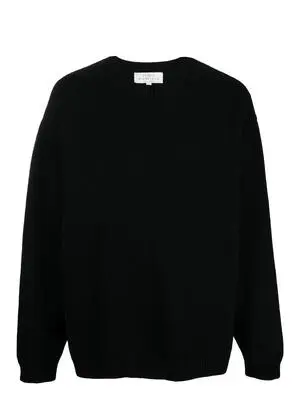 Studio Nicholson Crew-neck Lambswool Jumper - Black