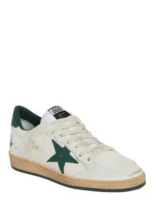 GOLDEN GOOSE Ball Star Sneakers - White/green