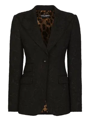 Dolce & Gabbana Single-breasted Jacket - Black
