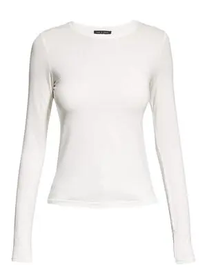 Rag & Bone Luca Slim Long-sleeve Tee - White