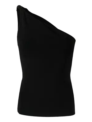 GALVAN Galvan One-shoulder Sleeveless Top
