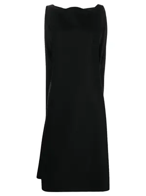 MAISON MARGIELA Cape-style A-line Minidress - Black