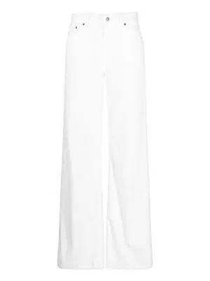 DONDUP High-waisted Flared Jeans - White