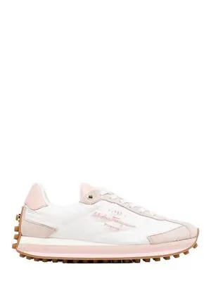 FERRAGAMO Embossed-logo Low-top Sneakers - White