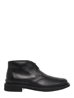 TOD'S Lace-up Ankle Boots - Black