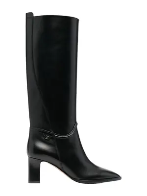 FERRAGAMO Torris Knee-length Boots - Black