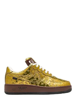 Nike X Louis Vuitton Air Force 1 Low Sneakers - Gold