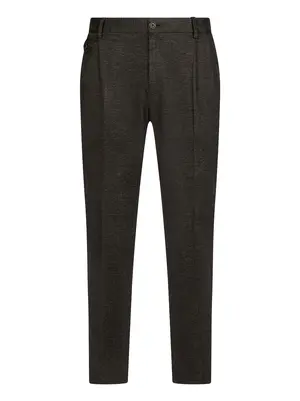 Dolce & Gabbana Straight-leg Trousers - Black