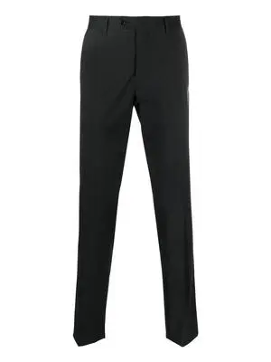 LARDINI Tailored Stretch-wool Trousers - Grey