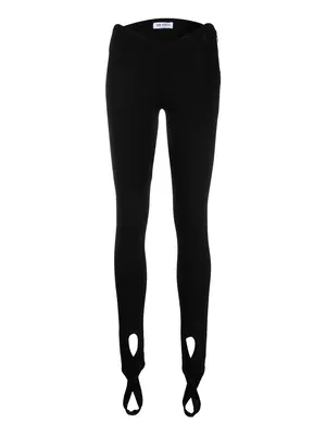 Attico Stirrup Leggings - Black