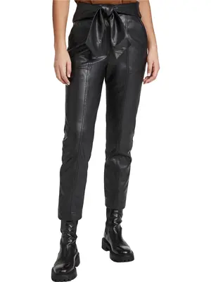Simkhai Tessa Vegan Leather Pants - Black