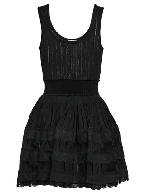 Alaïa Crinoline Minidress - Black