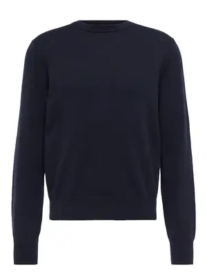 THE ROW The Row Benji Cashmere Sweater Blue