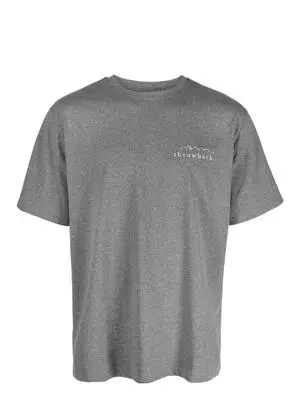 THROWBACK. Logo-print T-shirt - Grey