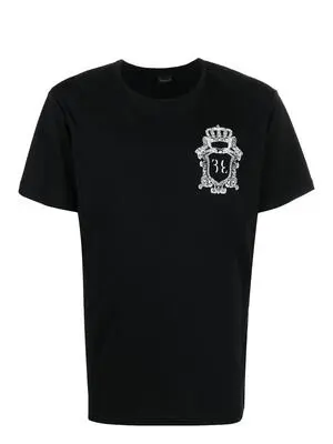 BILLIONAIRE Crest Logo-print T-shirt - Black