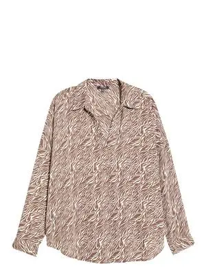 NYDJ NYDJ Becky Recycled Polyester Georgette Blouse