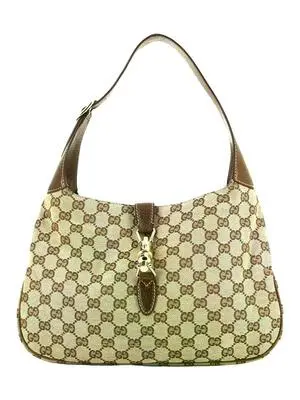 GUCCI Monogram Jackie Shoulder Bag