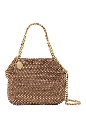 Stella McCartney Stella McCartney Falabella Mini Tote Bag Metallic Brown